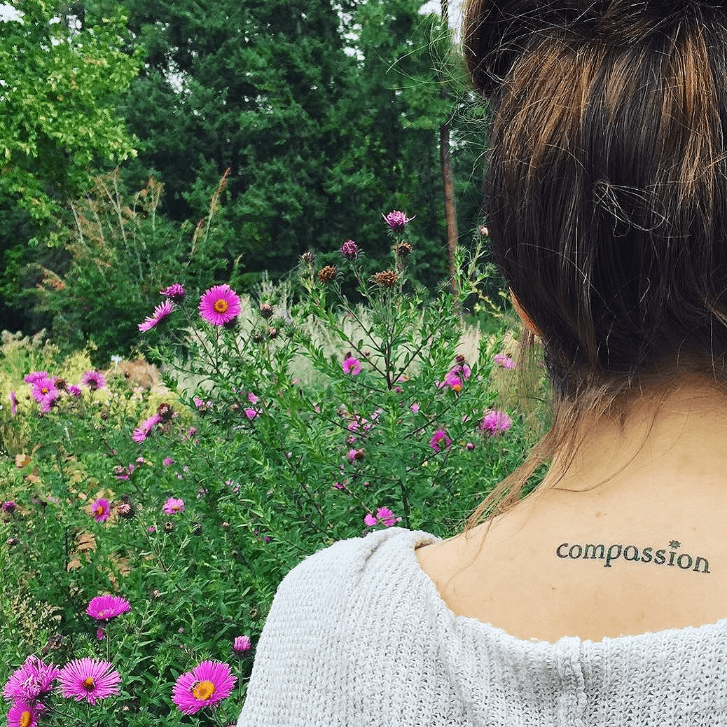 Compassion Temporary Tattoo - Compassion Manifestation Tattoo ...