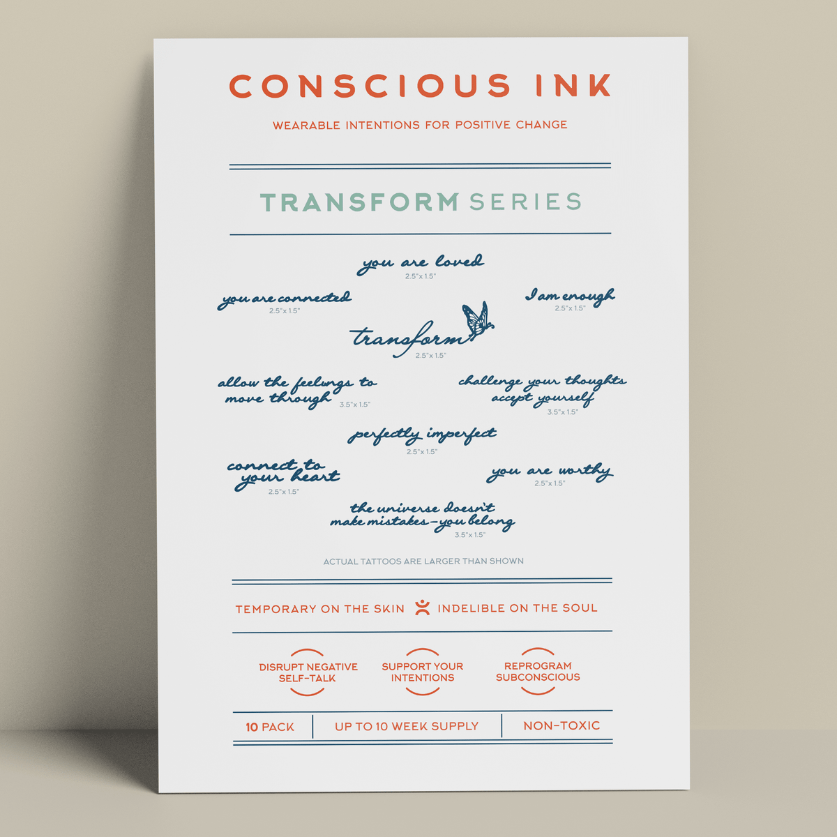 Build a New Habit in 70 Days (with the Help of Conscious Ink’s 10-Pack