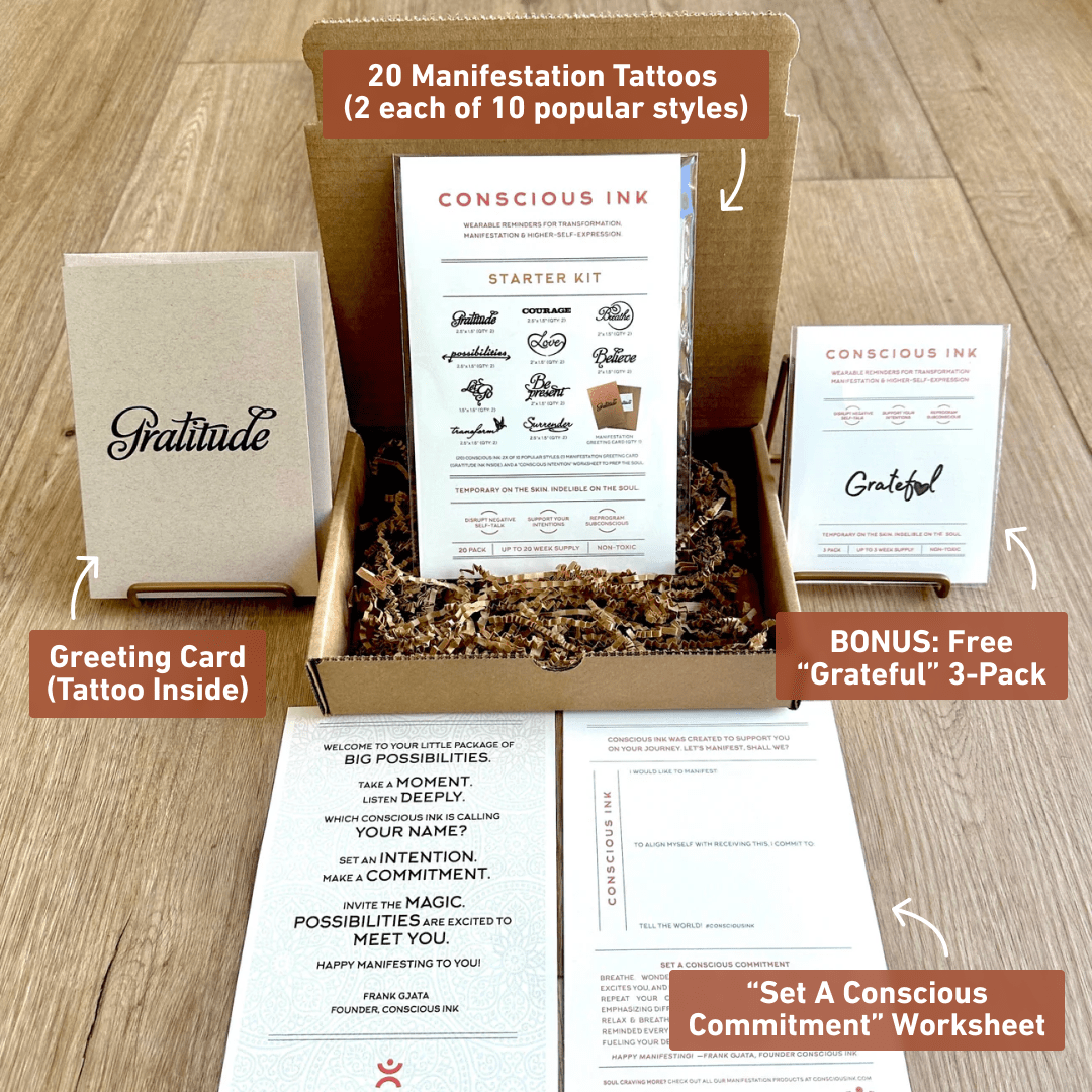 Starter Kit: Begin Your Conscious Ink Journey - Save 38%