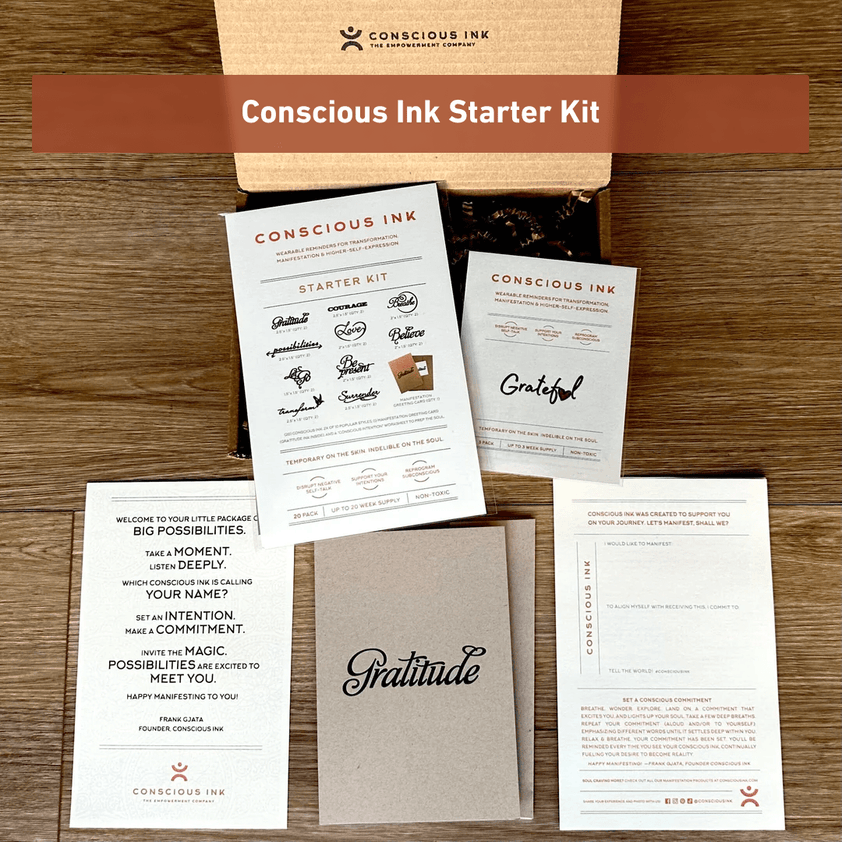 Starter Kit: Begin Your Conscious Ink Journey - Save 38%