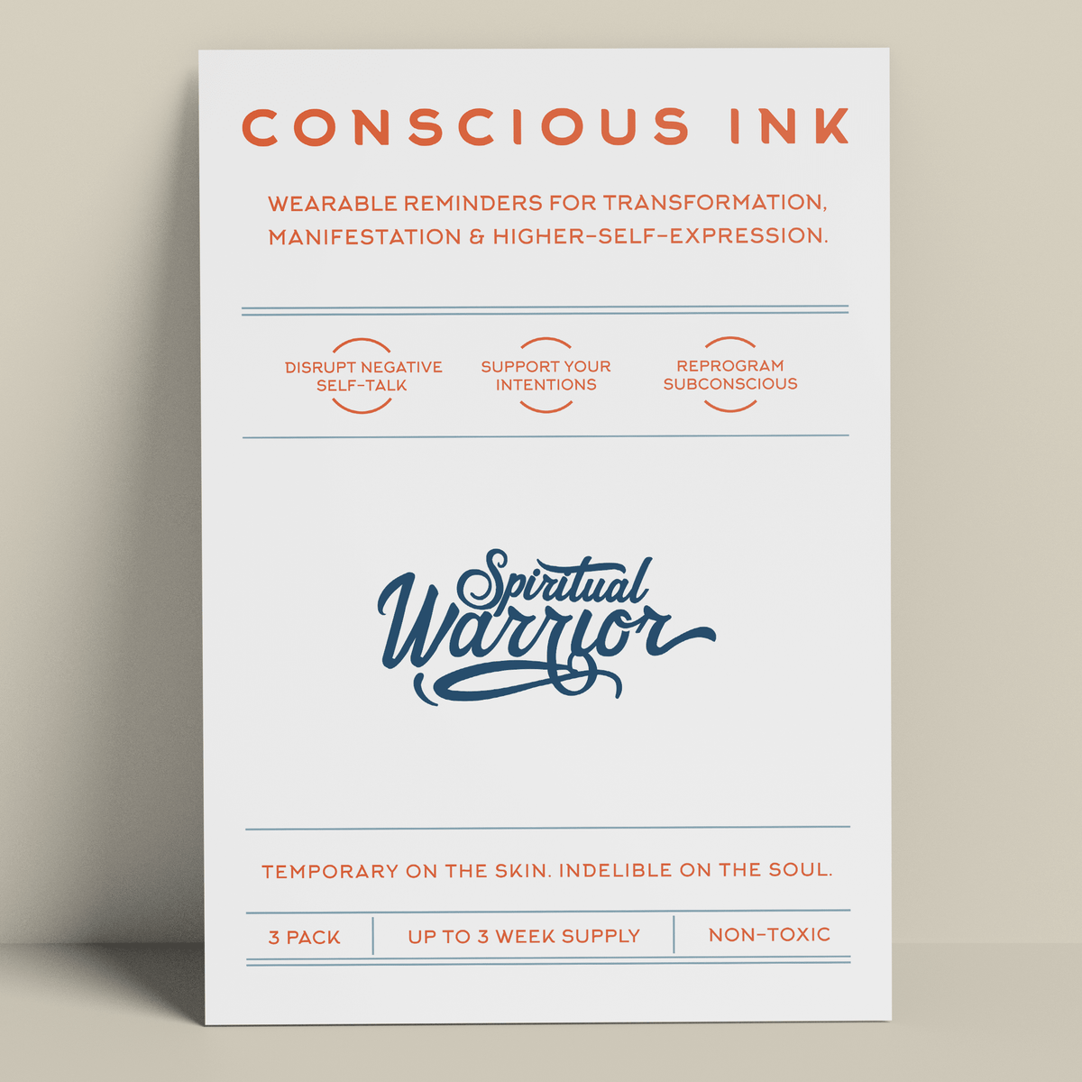 Spiritual Warrior Temporary Tattoo - Spiritual Warrior Manifestation ...