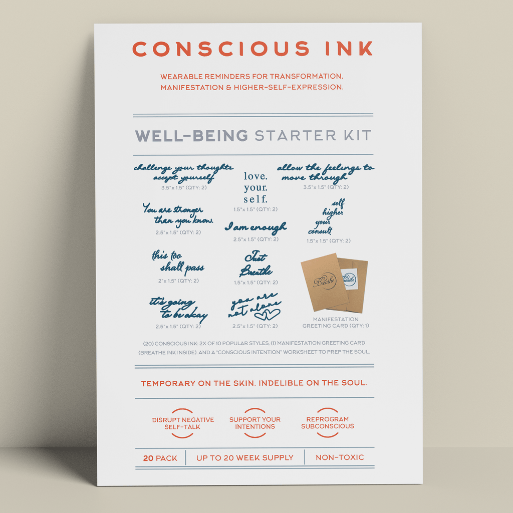 Top 20 Best Sellers | Inspirational Temporary Tattoos – Conscious Ink
