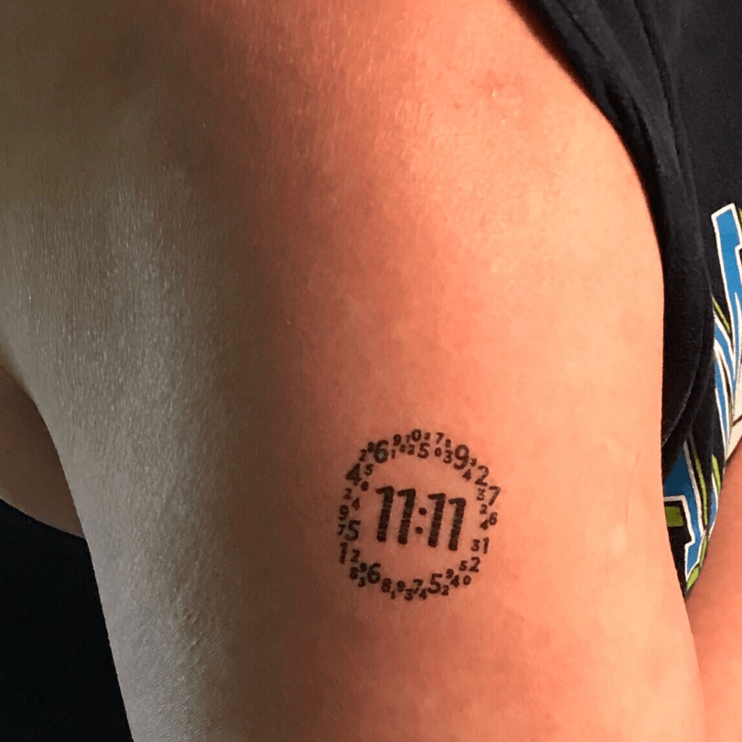 11:11 Temporary Tattoo - 11:11 Manifestation Tattoo – Conscious Ink