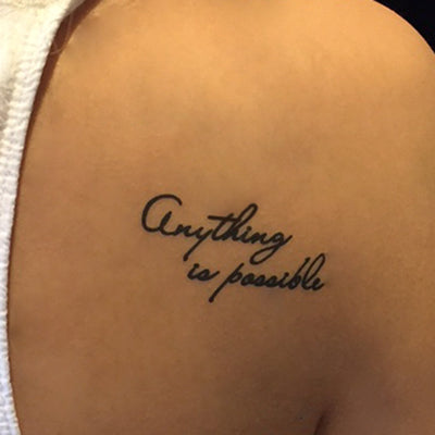 Be Gentle Temporary Tattoo - Be Gentle Manifestation Tattoo – Conscious Ink