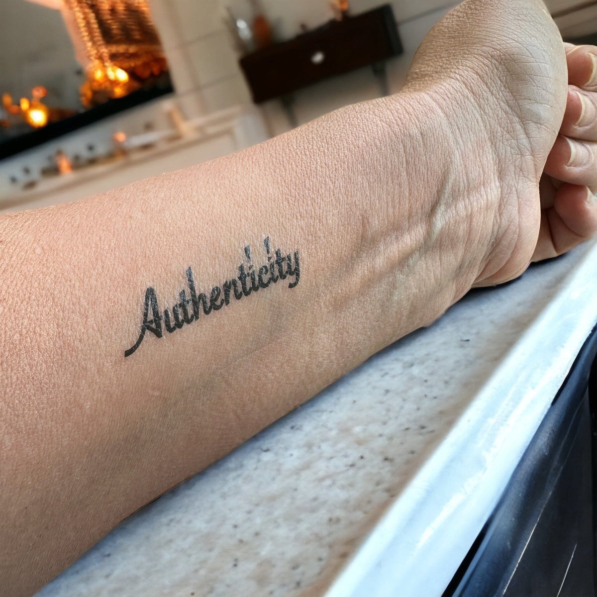 Authenticity Temporary Tattoo - Authenticity Manifestation Tattoo ...