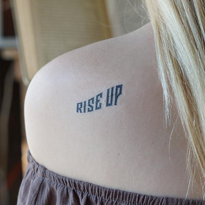 Be Gentle Temporary Tattoo - Be Gentle Manifestation Tattoo – Conscious Ink